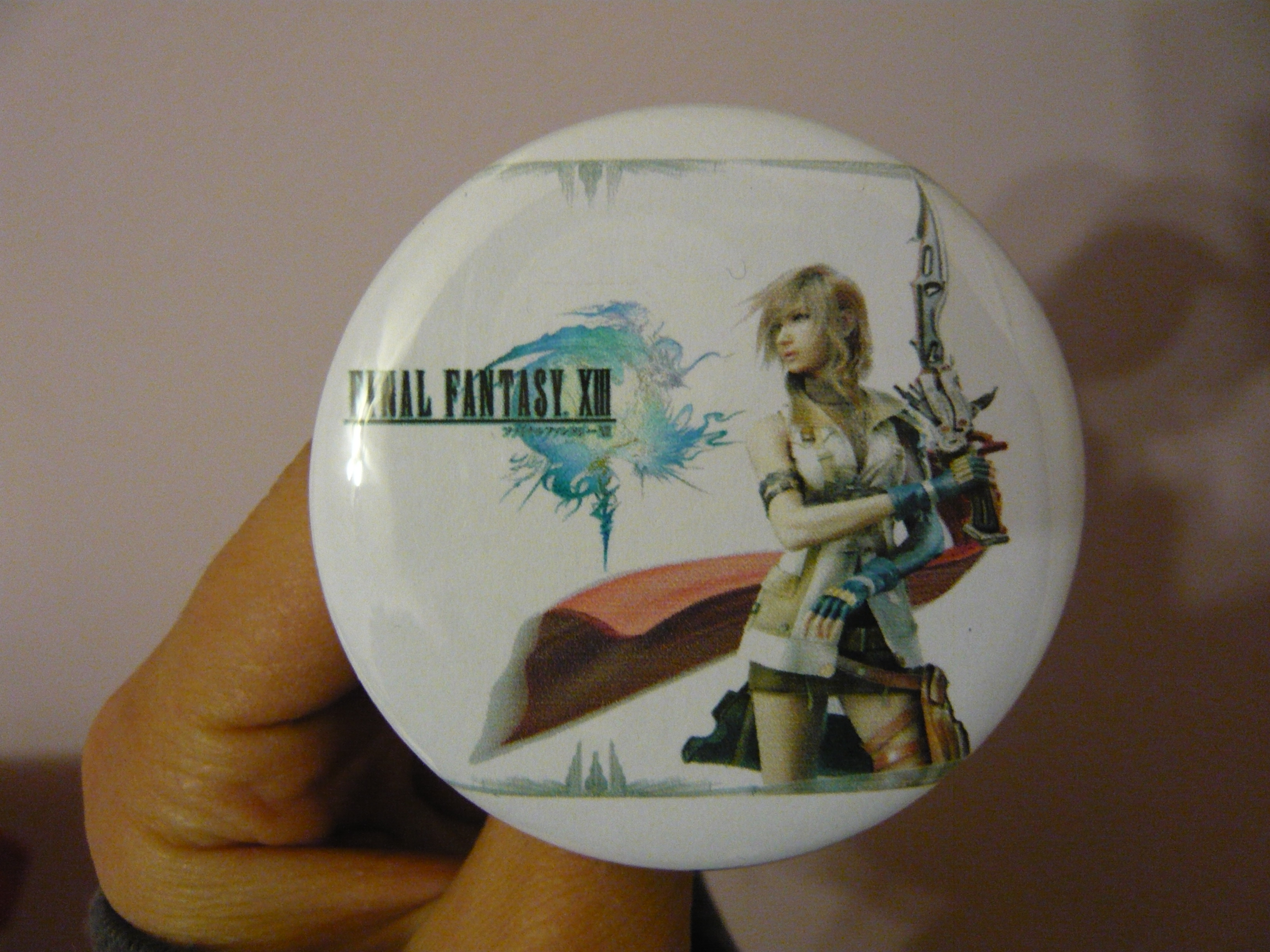 Custom Final Fantasy XIII Button for Charles | Pretty Buttoner Co.