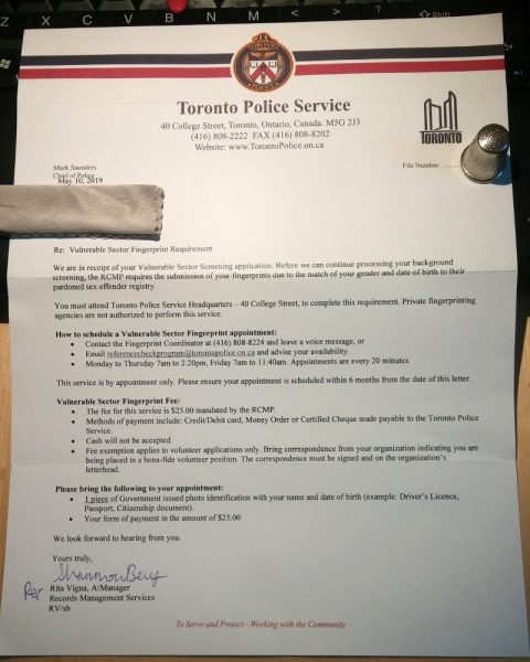 Vulnerable Sector Police Reference Checks – Don Tai (Canada) Blog